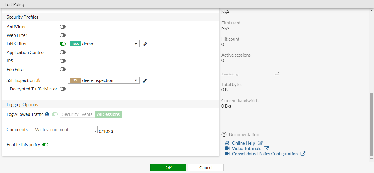 Configuring a DNS filter profile | FortiGate / FortiOS 7.0.0